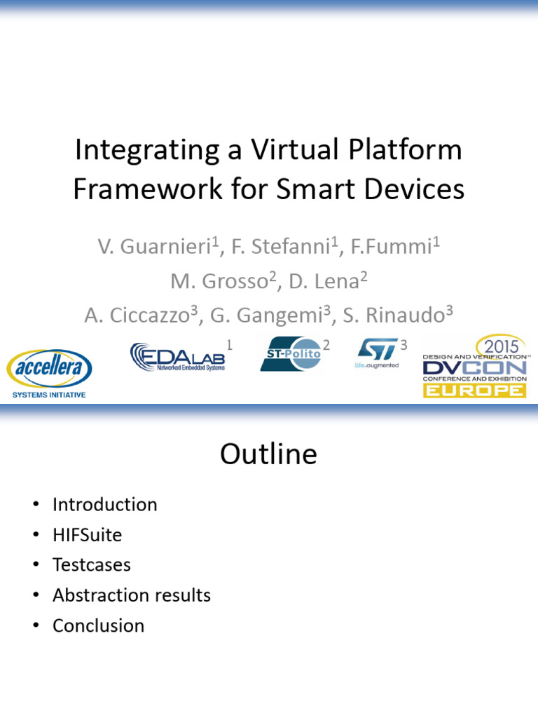 Dvcon Europe 2015 Ta4 2 Presentation Pdf Hardware Description Language Vhdl