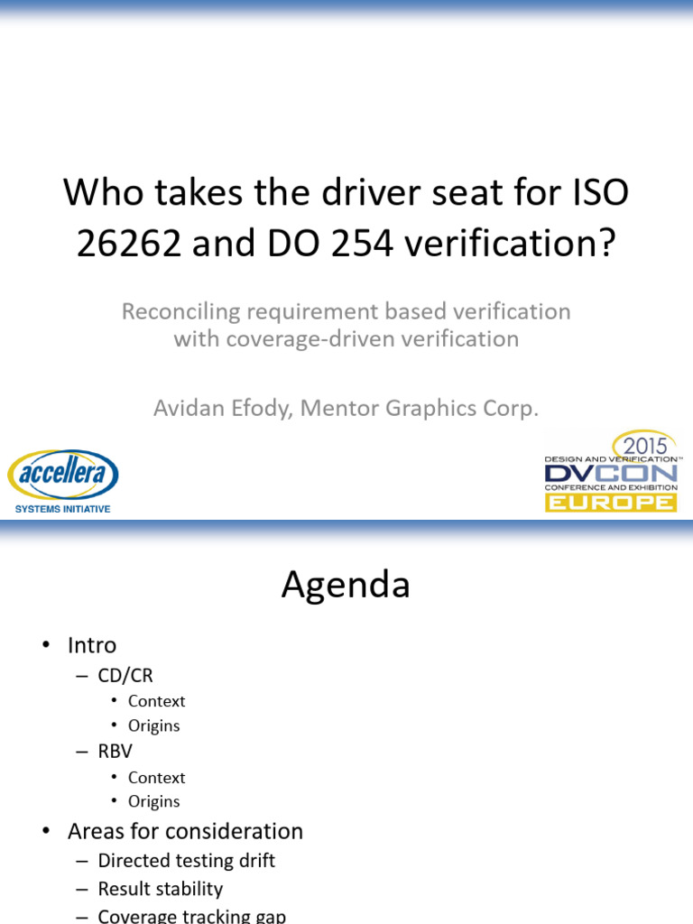 DVCon Europe 2015 TP1 2 Presentation | PDF | Databases | Computer Programming