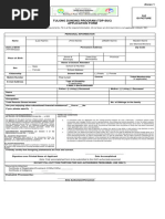 TDP Application Form | PDF