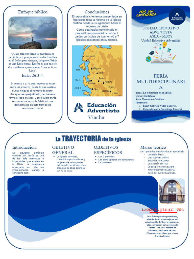 Tríptico 2023 Feria UEAV | PDF | Cristo (título) | Libro de revelación