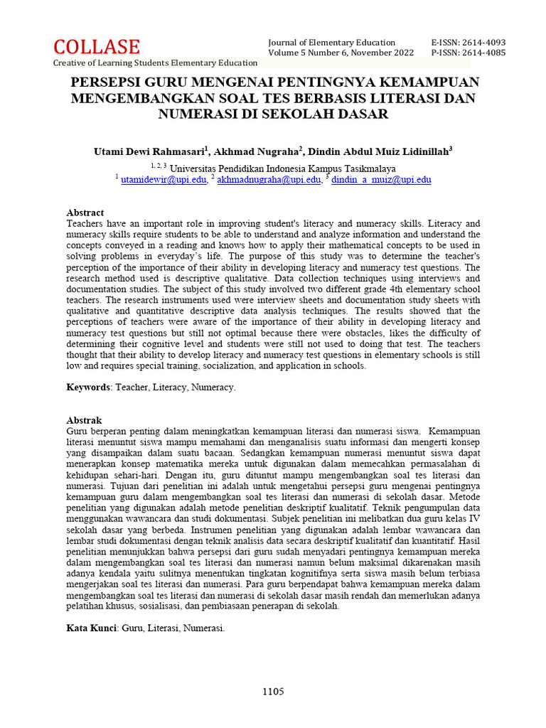 12345-Article Text-39396-1-10-20230106 | PDF | Literacy | Qualitative ...