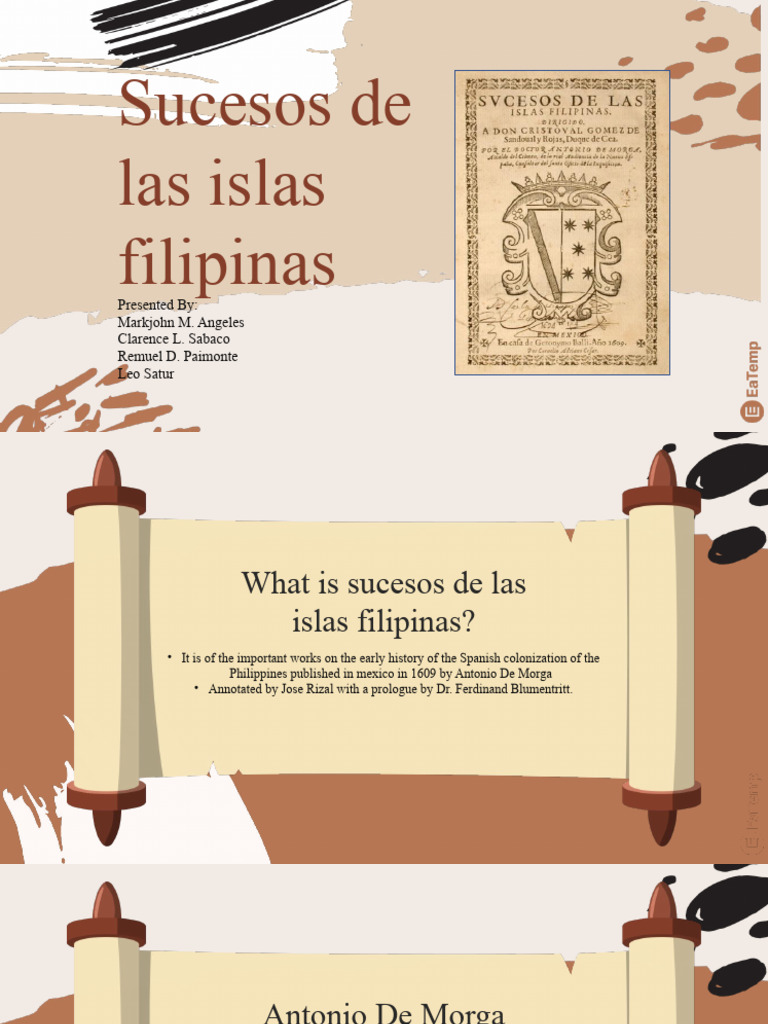 Rizal's Annotation of Morga's History | PDF | Philippines | Spanish Empire