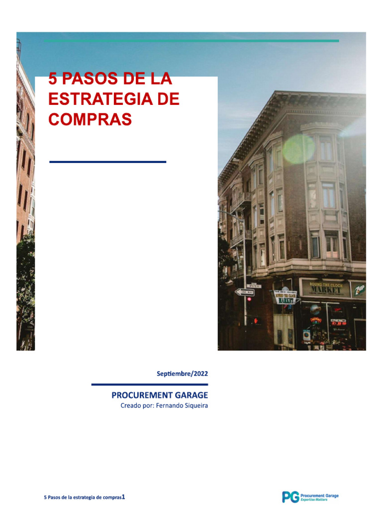 5 Pasos de La Estrategia de Compras | PDF