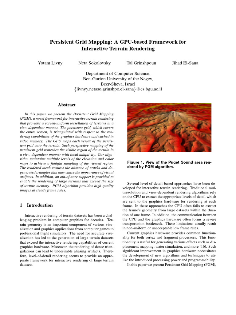 Persistent Grid Mapping | PDF | Texture Mapping | Shader
