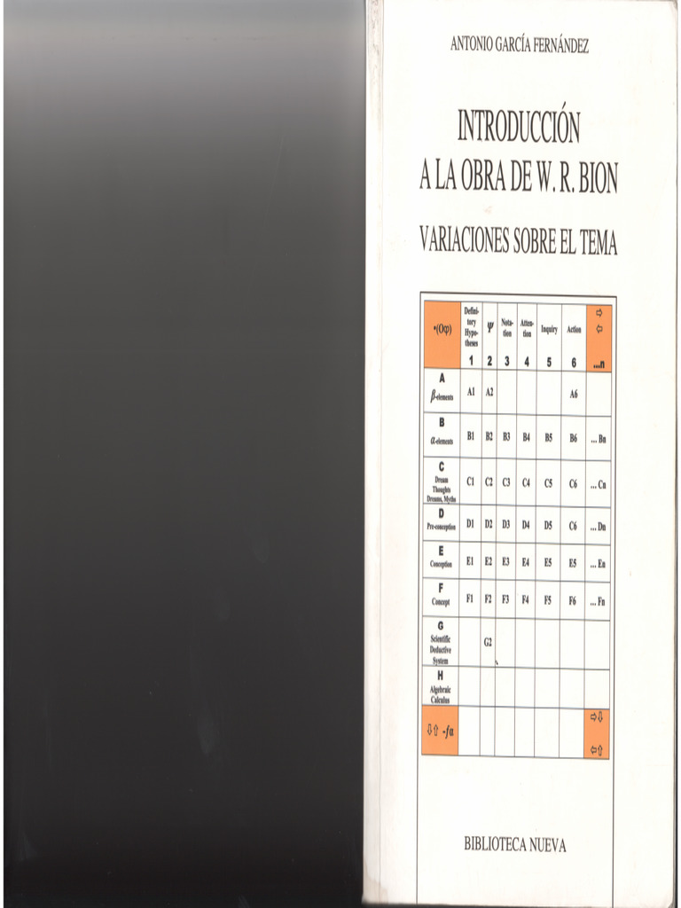 Introducción A La Obra de W.R. Bion | PDF