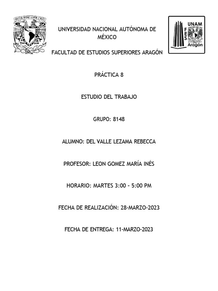 PR Ctica 8 PDF | PDF