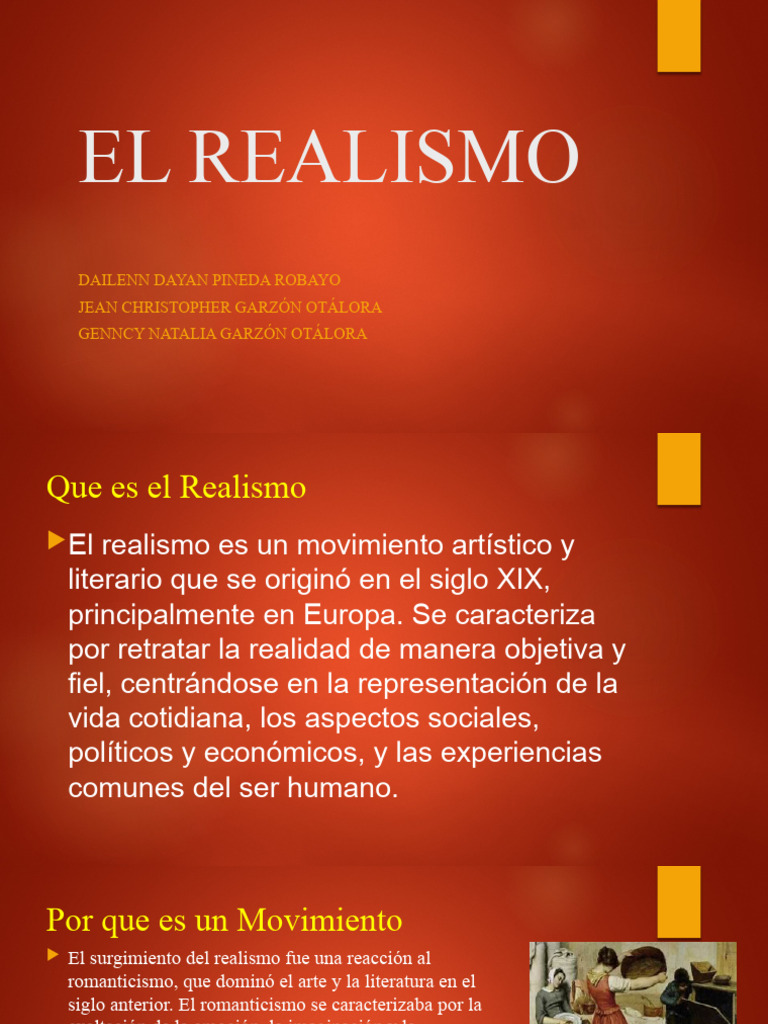 El Realismo | PDF | Clásicos