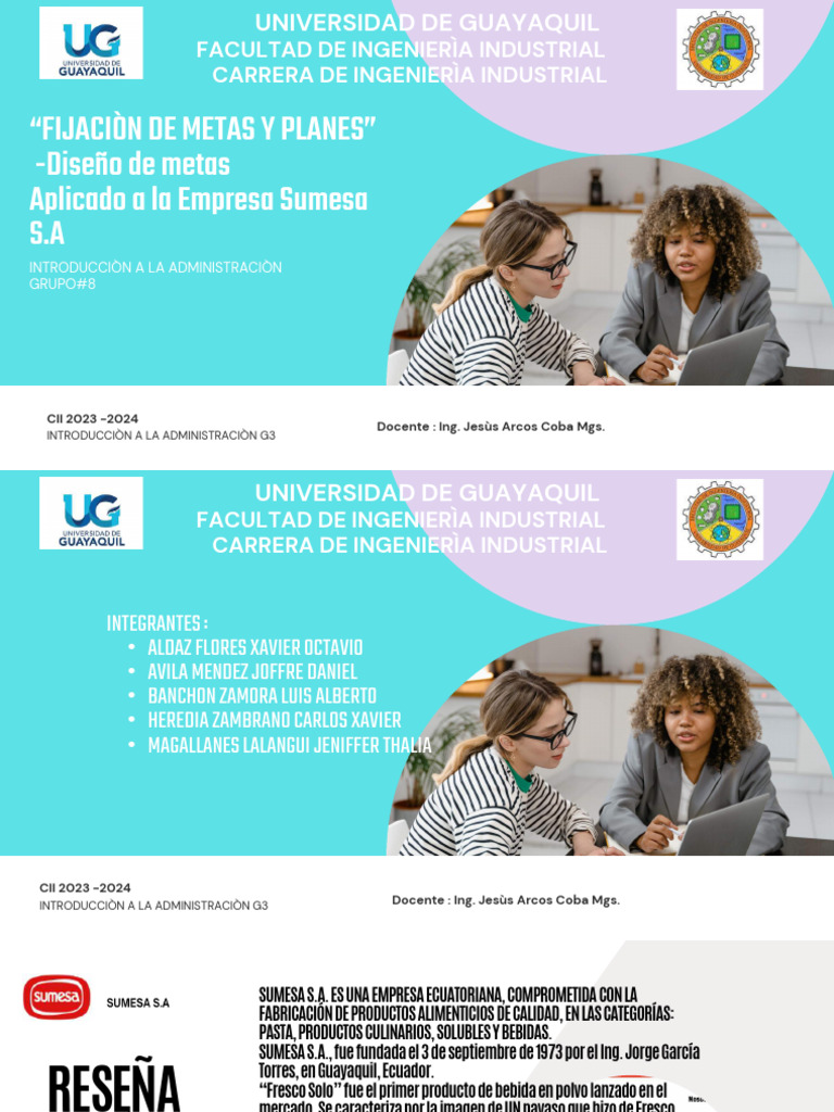 G8-FIJACIÒN DE METAS Y PLANESDISEÑO DE METAS (3) | PDF | Objetivo ...