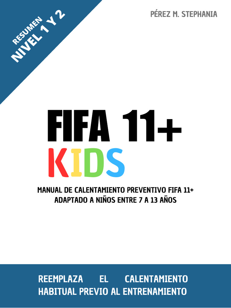 FIFA 11+ KIDS (Resumen Nivel 1 y 2) | PDF | Corriendo | Rodilla
