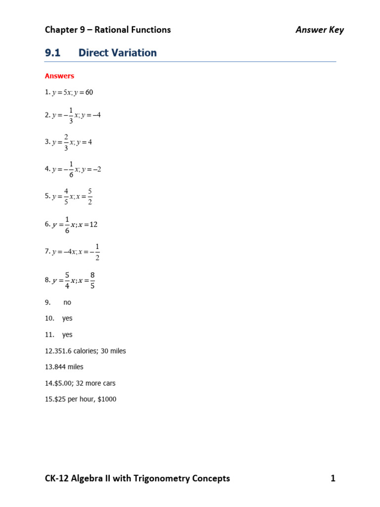 Answer Key - CK-12 Chapter 09 Algebra II WithTrigonometry Concepts ...