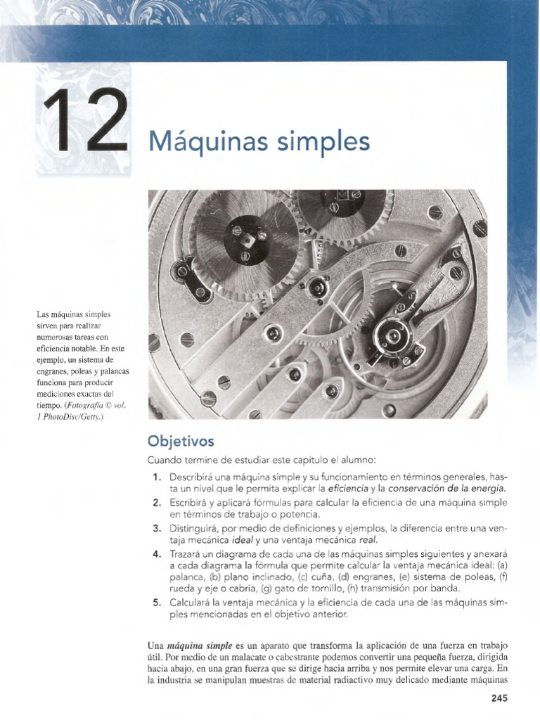 Fisica - Paul-E.-Tippens - 7ma.-Edicion-Revisada-265-280 | PDF | Engranaje | Máquinas
