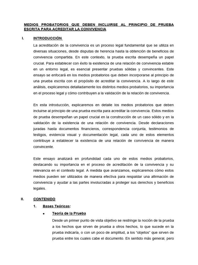 Ensayo - Maricielo Vera | PDF | Evidencia (ley) | Ley procesal Ensayo - Maricielo Vera | PDF | Evidencia (ley) | Ley procesal