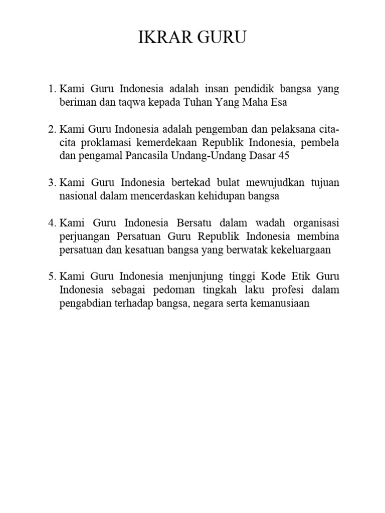 Ikrar Guru & Susunan Upacara | PDF