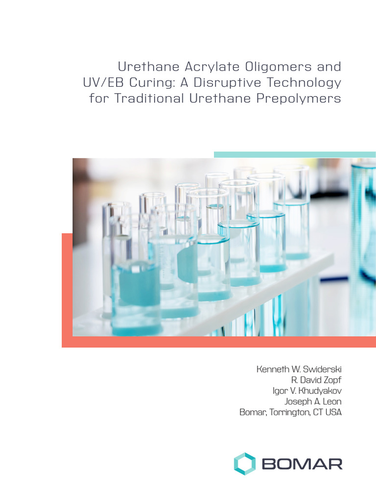 UV/EB Curing of Urethane Acrylates | PDF | Polyurethane | Ultraviolet