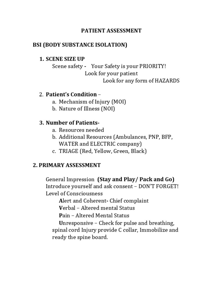 Patient Assessment | PDF | Cardiopulmonary Resuscitation | Cardiac Arrest