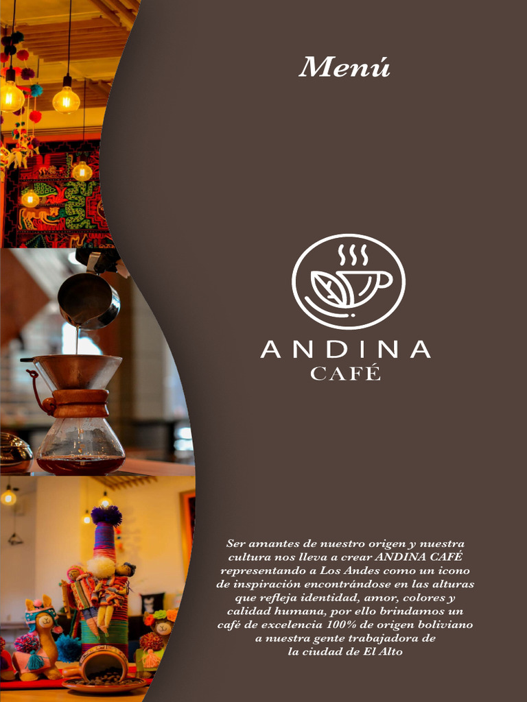 Menú de Café Andino en El Alto | PDF | café | Bebida