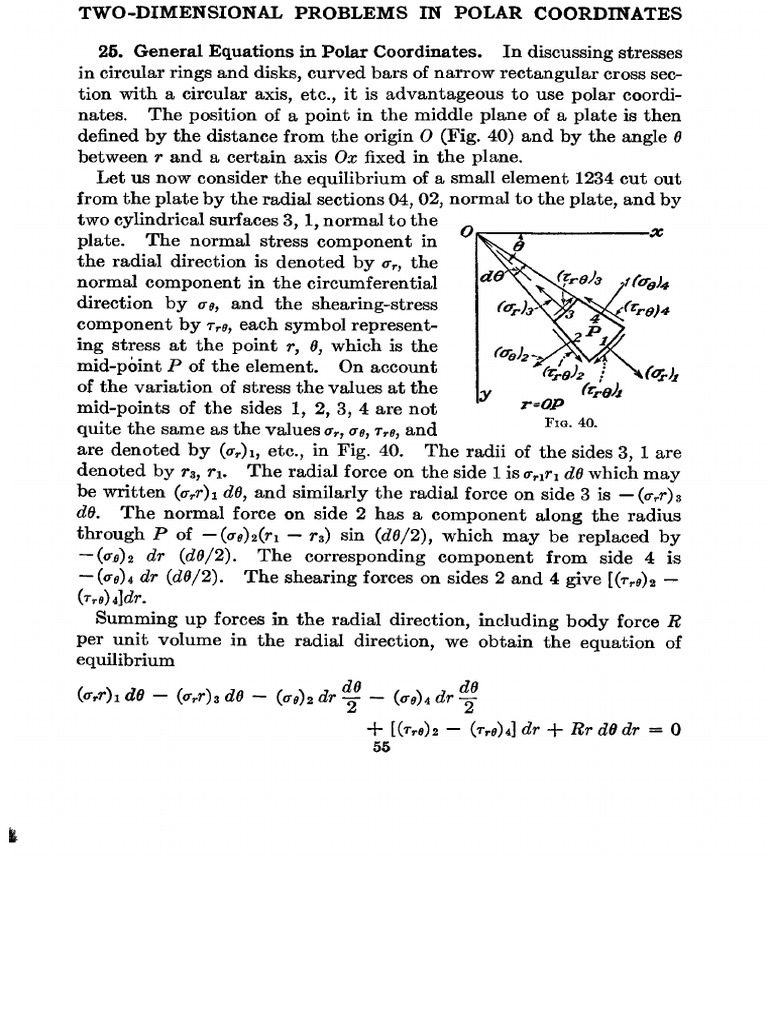 2d Problem In Polar Coordinates Pdf