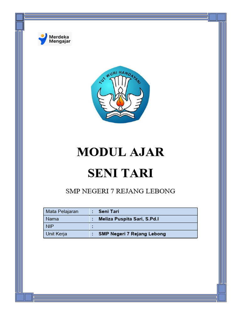 Cover-Modul Ajar | PDF