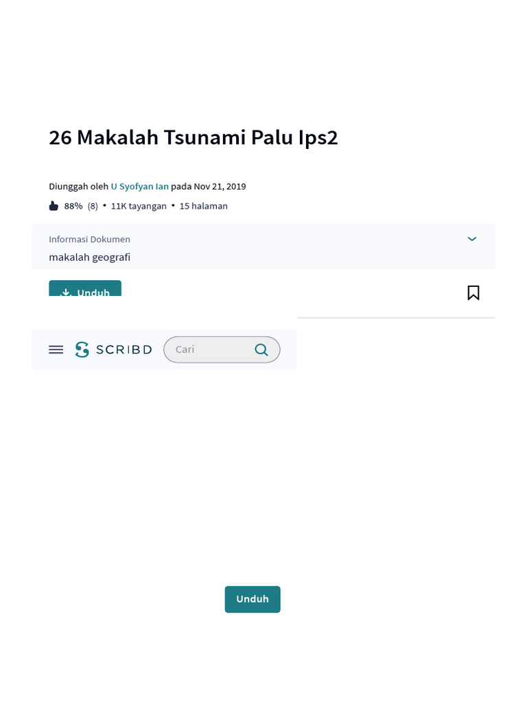 26 Makalah Tsunami Palu Ips2 - PDF | PDF