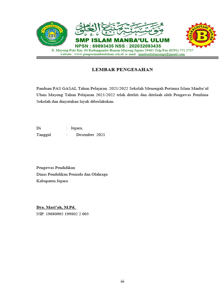 PANDUAN RUANG Pas | PDF