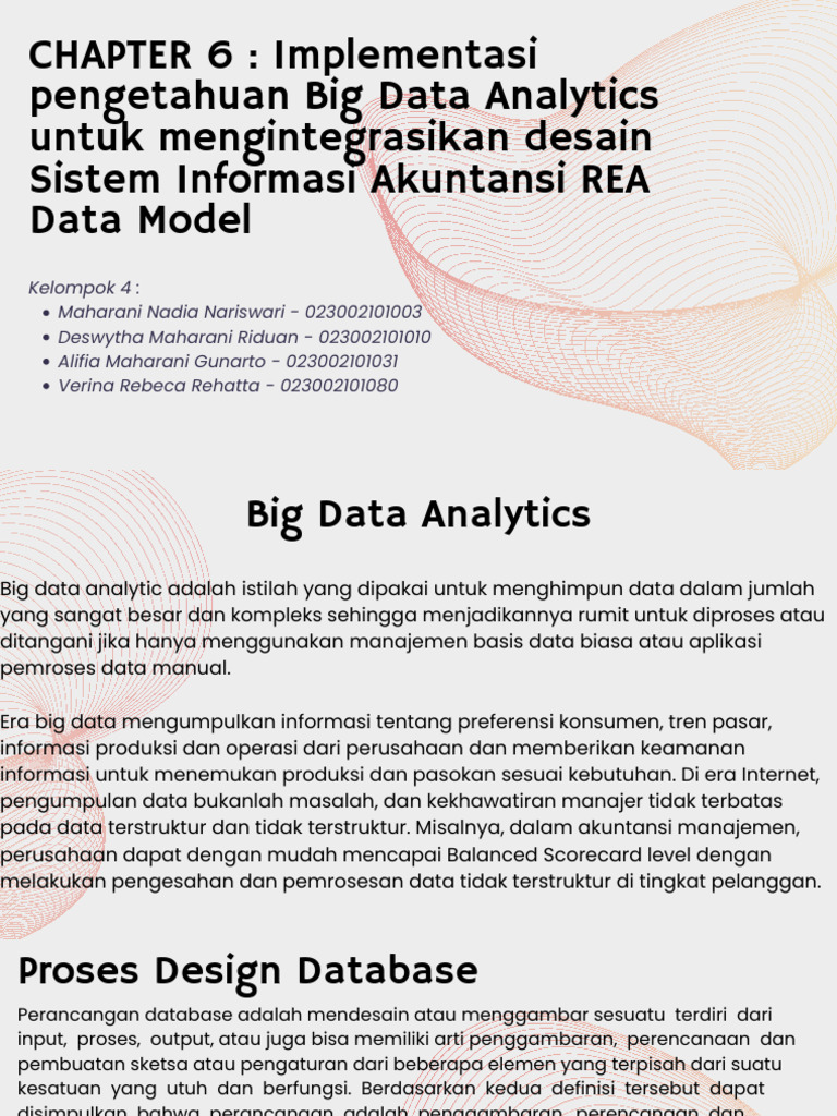 Kelompok 4 Bigdata and REA Data Model | PDF