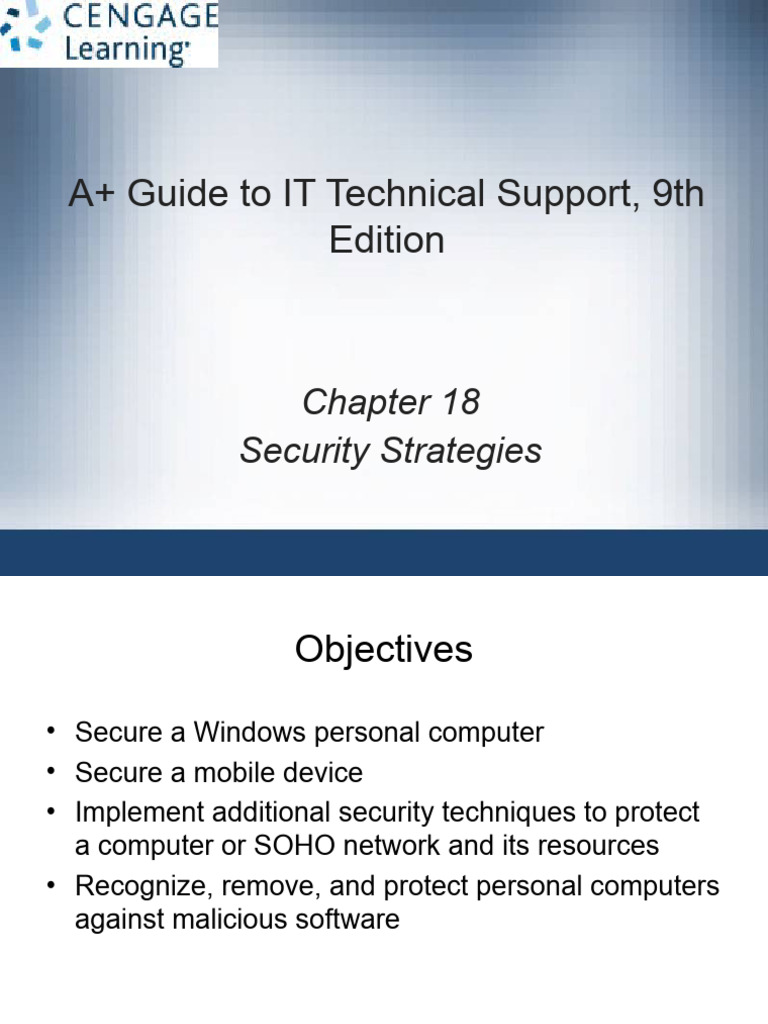 PPT ch18 | PDF | Malware | Antivirus Software
