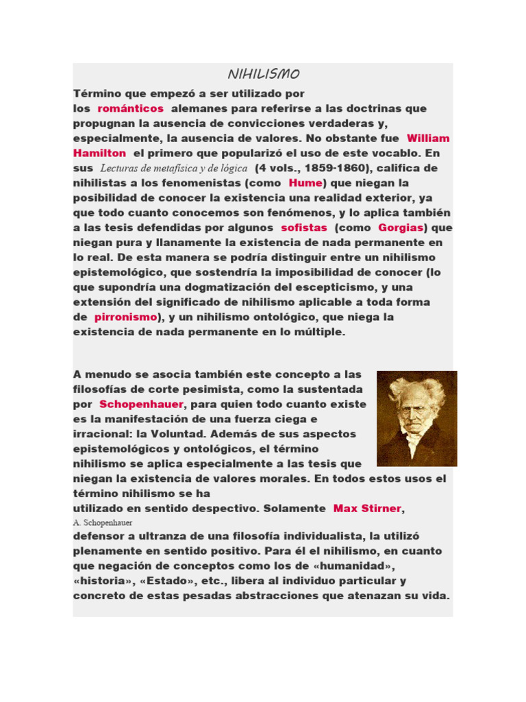 NIHILISMO | PDF | Nihilismo | Friedrich Nietzsche