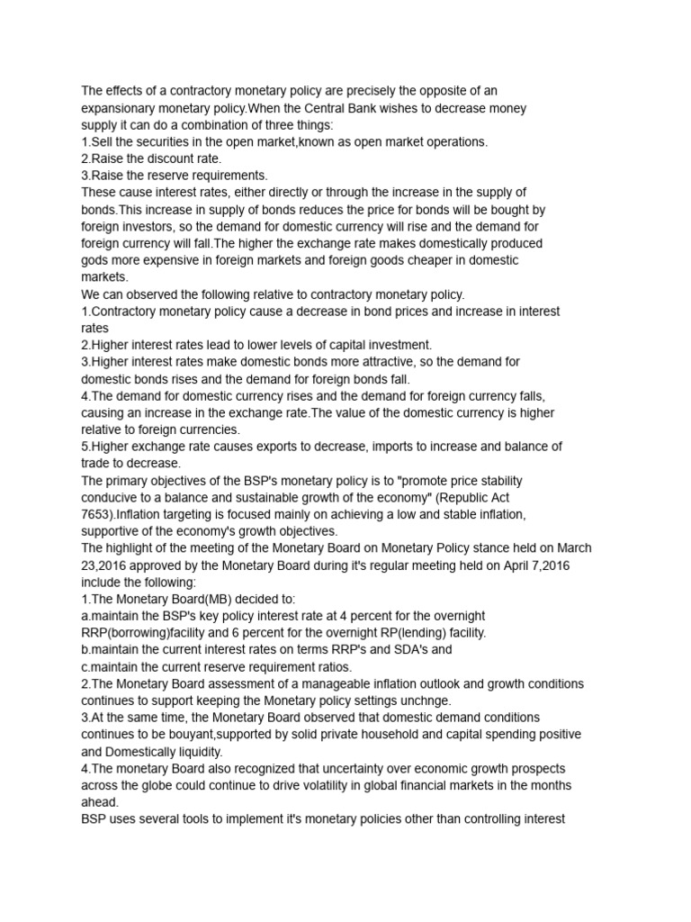 Untitled Document | PDF | Monetary Policy | Interest Rates