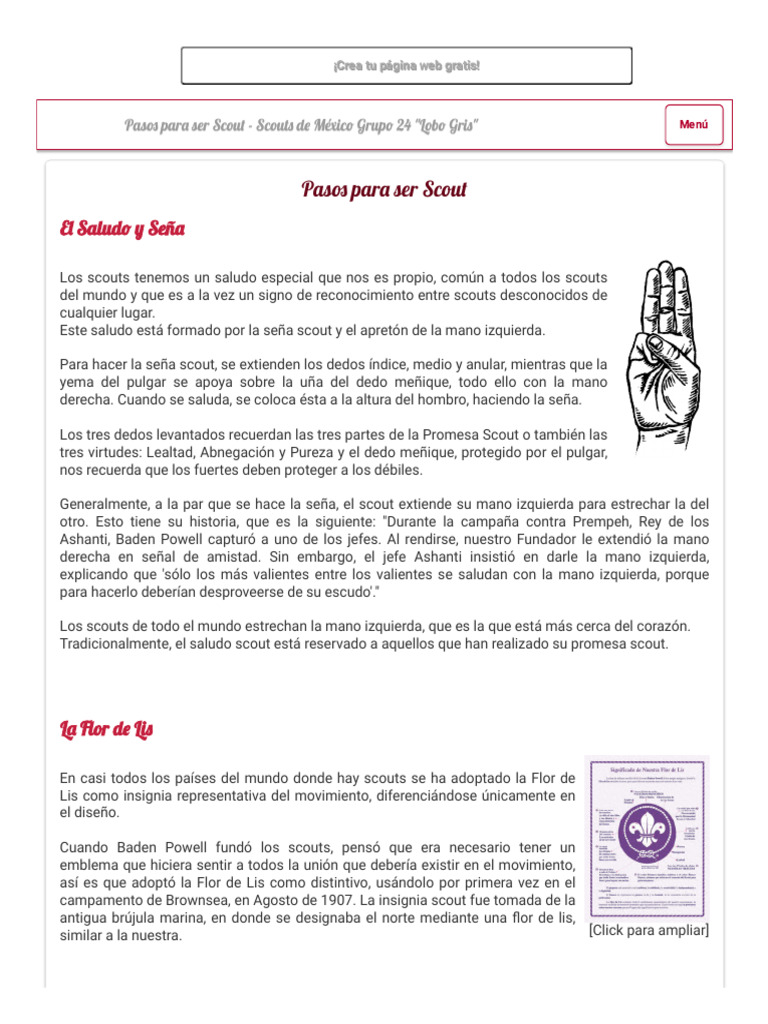Pasos para Ser Scout - Scouts. México | PDF | Exploración | Movimientos ...