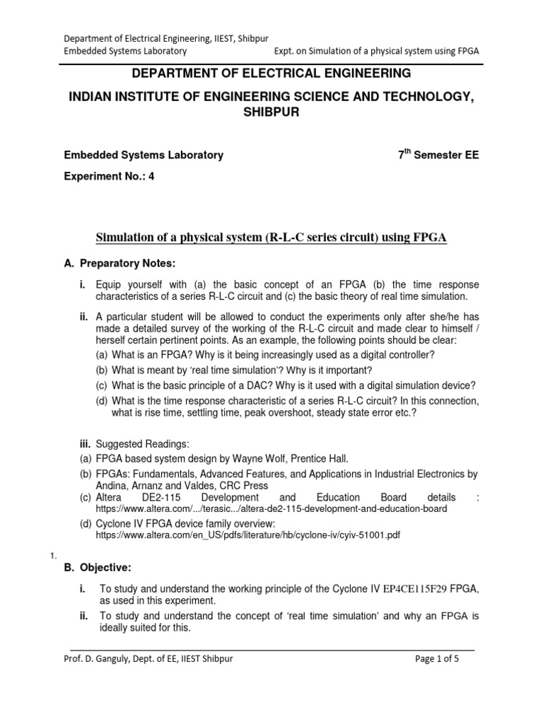 Expt FPGA Simulation | PDF | Field Programmable Gate Array | Digital To ... Expt FPGA Simulation | PDF | Field Programmable Gate Array | Digital To ...