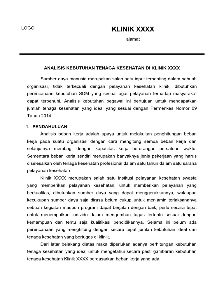 TTK 2 EP 1 Pedoman Pemenuhan Kebutuhan Tenaga Kerja | PDF
