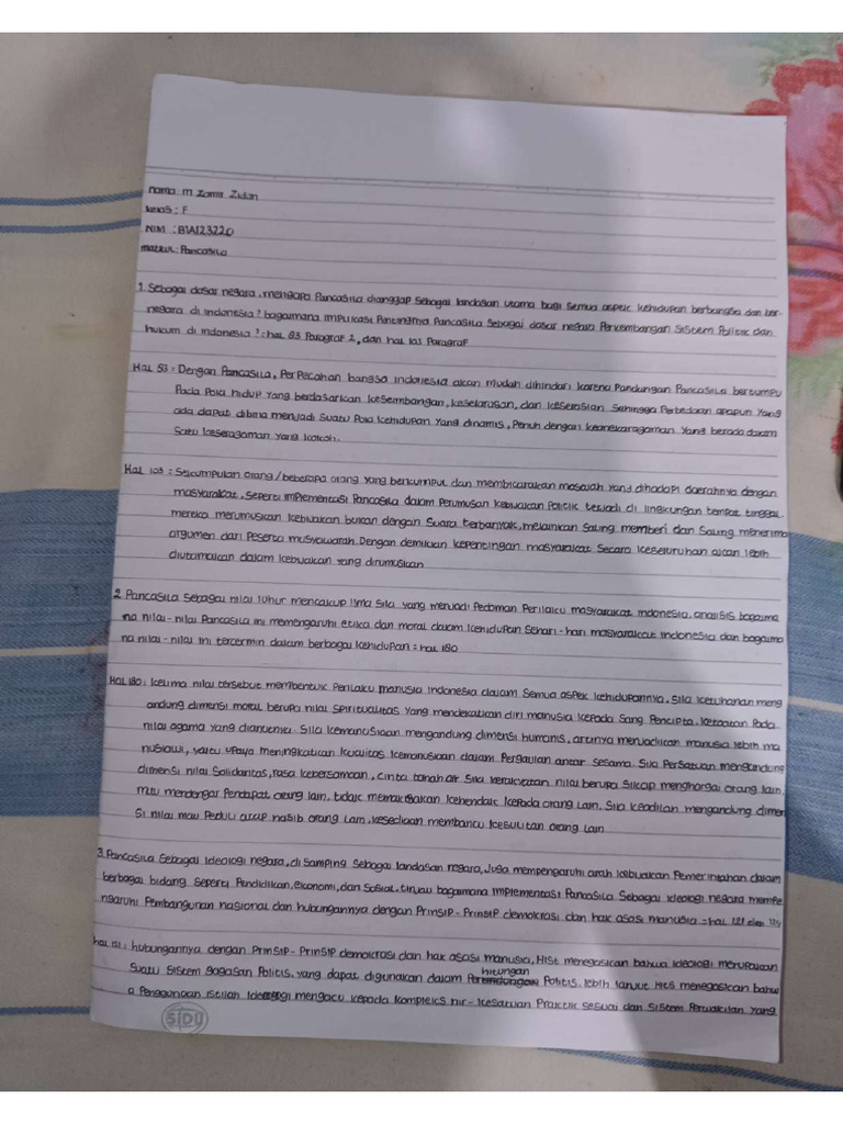 Muhammad Zamir Zidan. | PDF