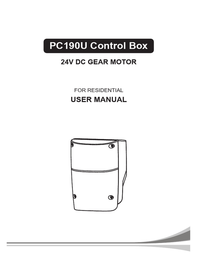 Hướng dẫn sử dụng cổng tay đòn PW200 | PDF | Electrical Engineering ...