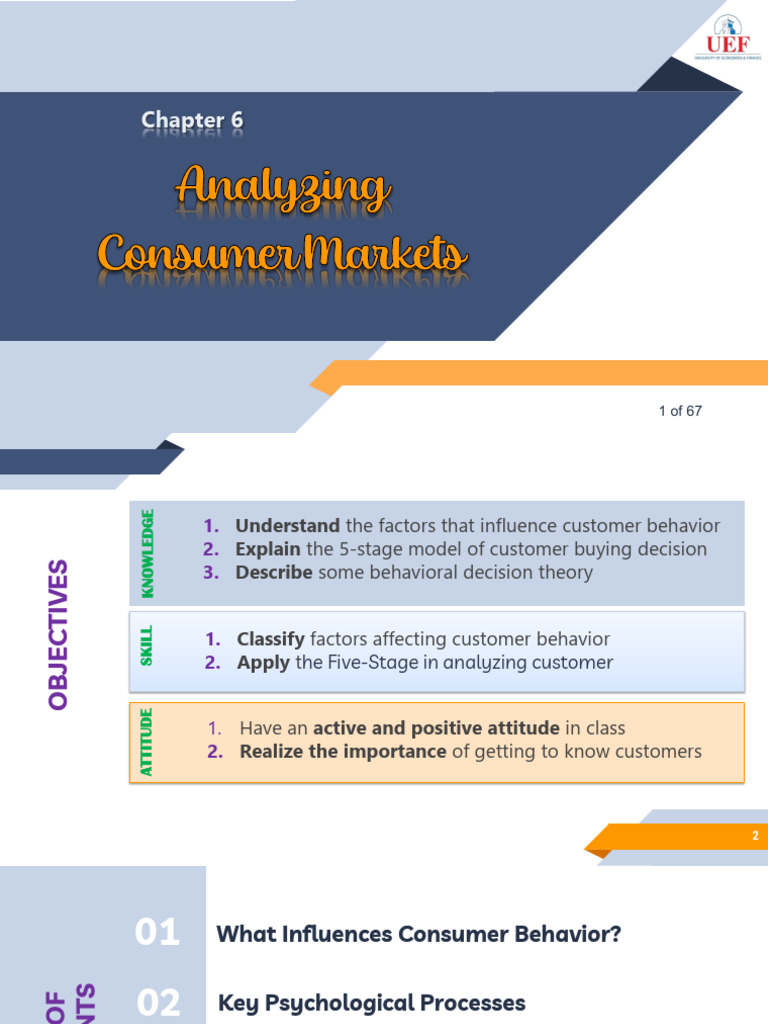 Chapter 6 Analyzing Consumer Markets | PDF | Attitude (Psychology) | Behavior