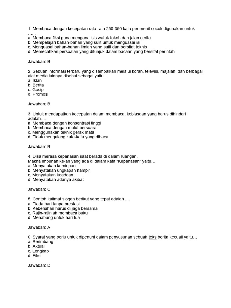 Soal Kelas 8 Mts | PDF