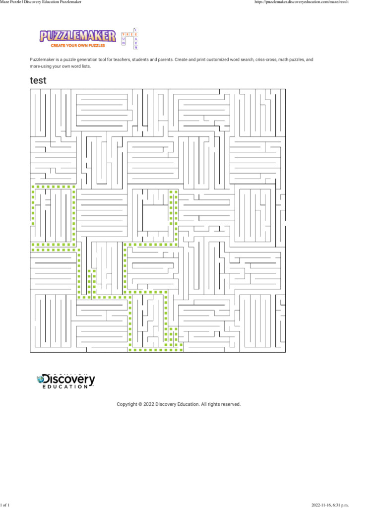 Maze1 Solution | PDF