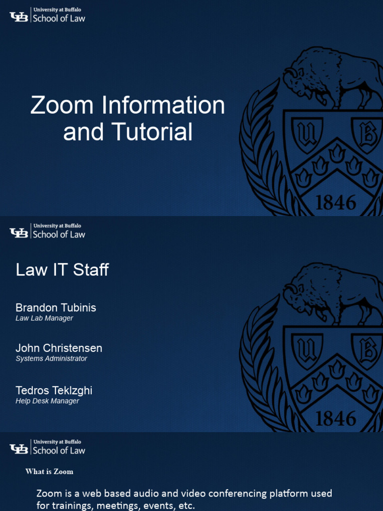 Zoom Information and Tutorial | PDF | Icon (Computing) | Remote Desktop Services