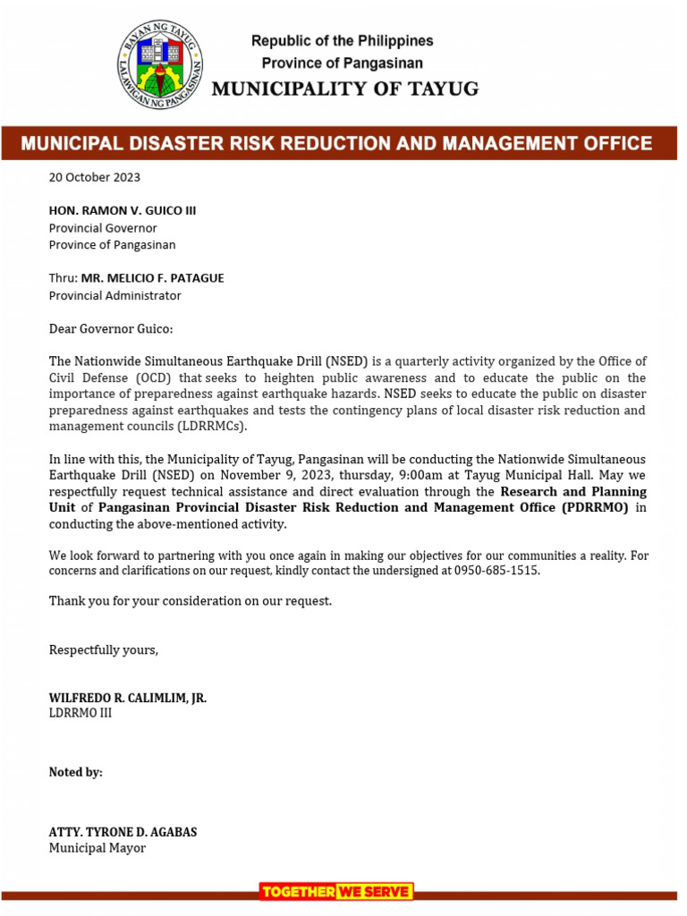 Request-for-NSED EVALUATION | PDF