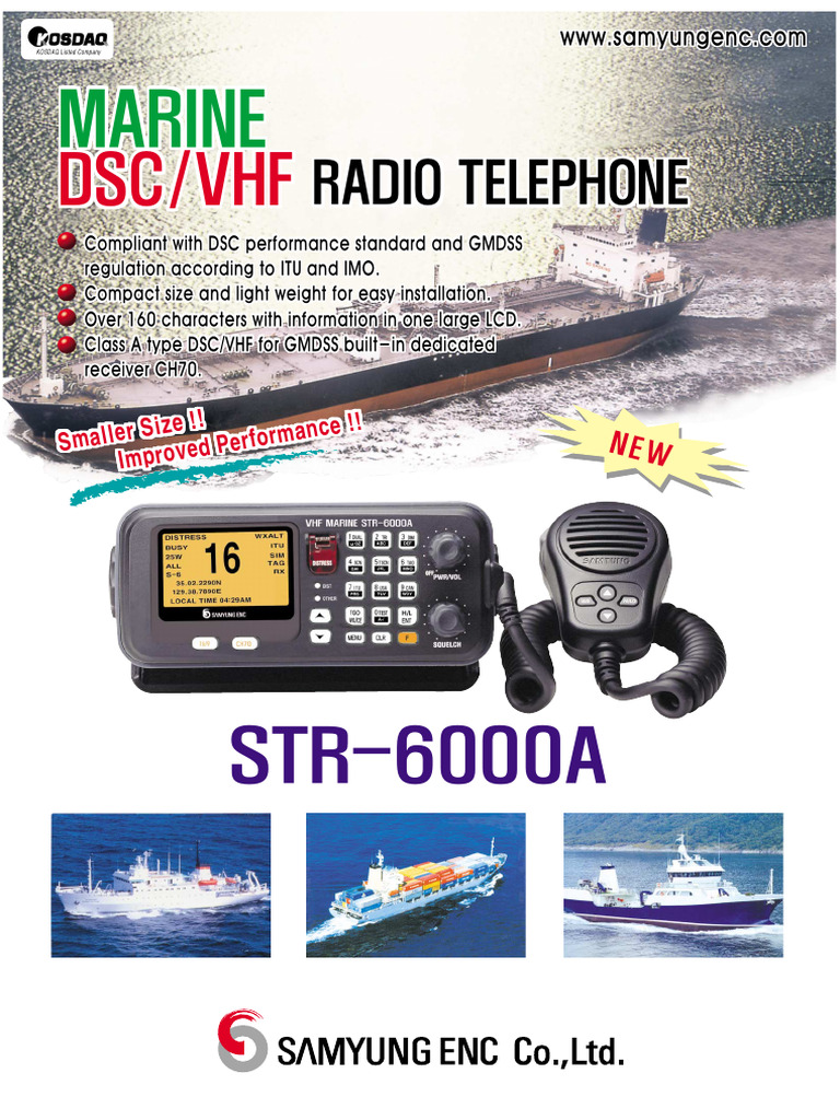 DSC/VHF | PDF | Frequency Modulation | Antenna (Radio)