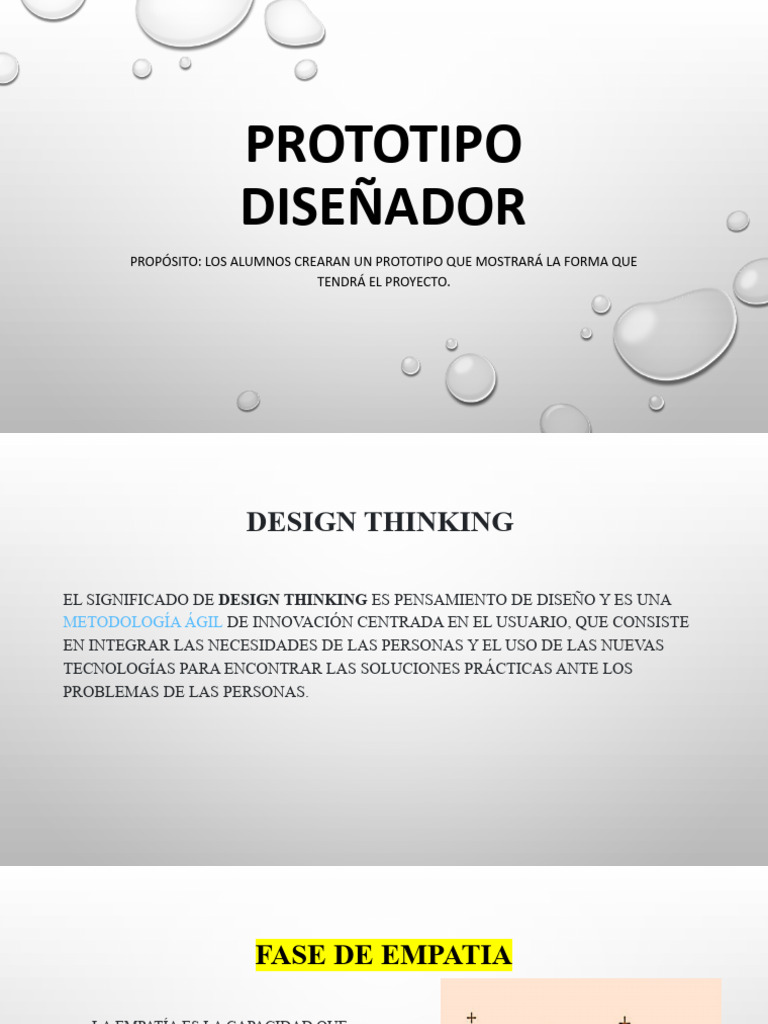 Prototipo Diseñador - Sesion 14 | PDF | El pensamiento de diseño ...