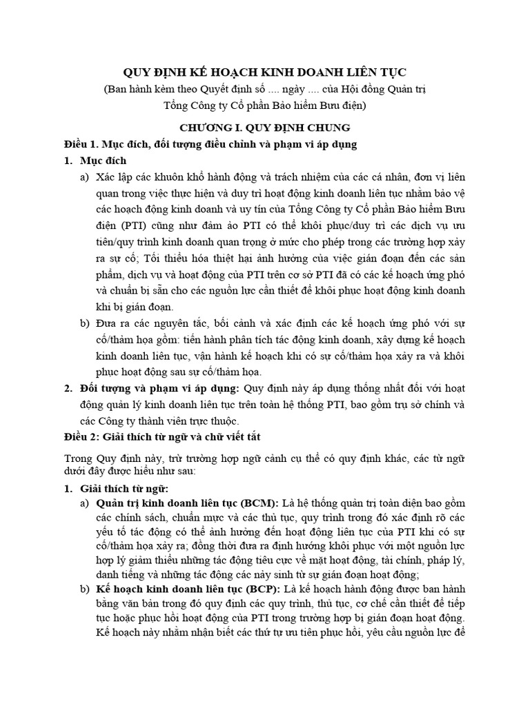 Bcp Draft V1 Pdf