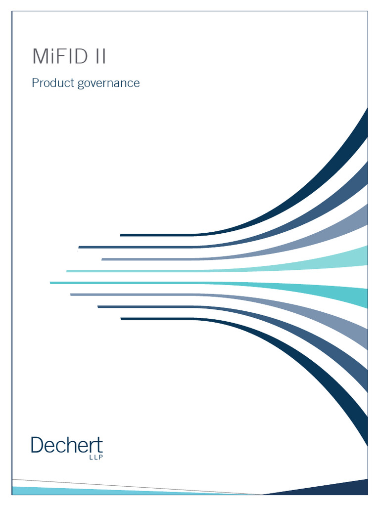 MiFID II - Product Governance | PDF | Limited Liability Partnership | Risk