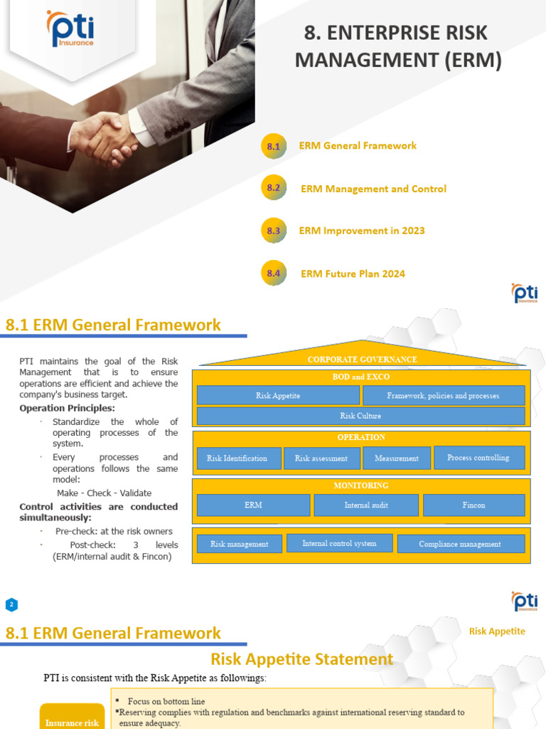 Erm - Amb - 2023 Update 02 11 | PDF | Risk Management | Risk
