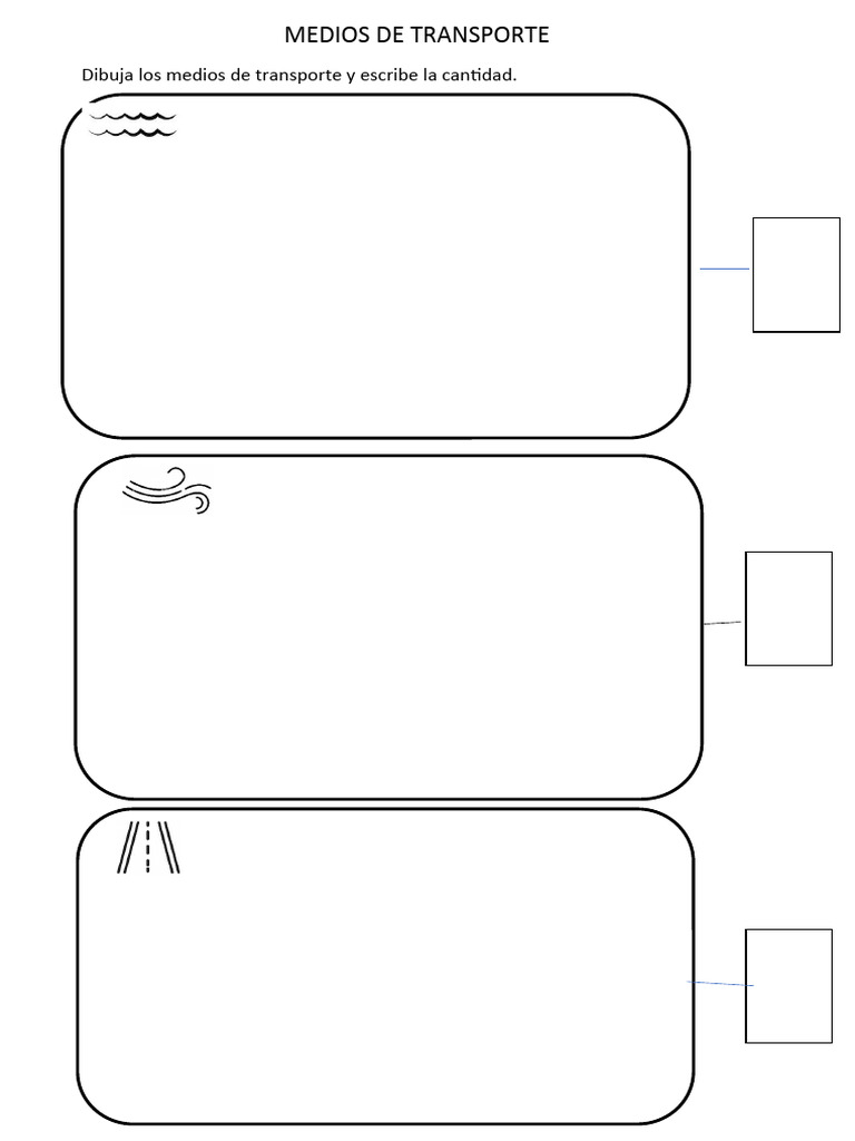 10 Medios de Transporte para Dibujar | PDF