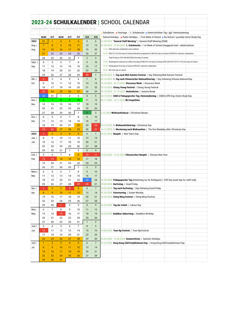 2023 24 School Holiday Calendar | PDF | April Observances | Observances