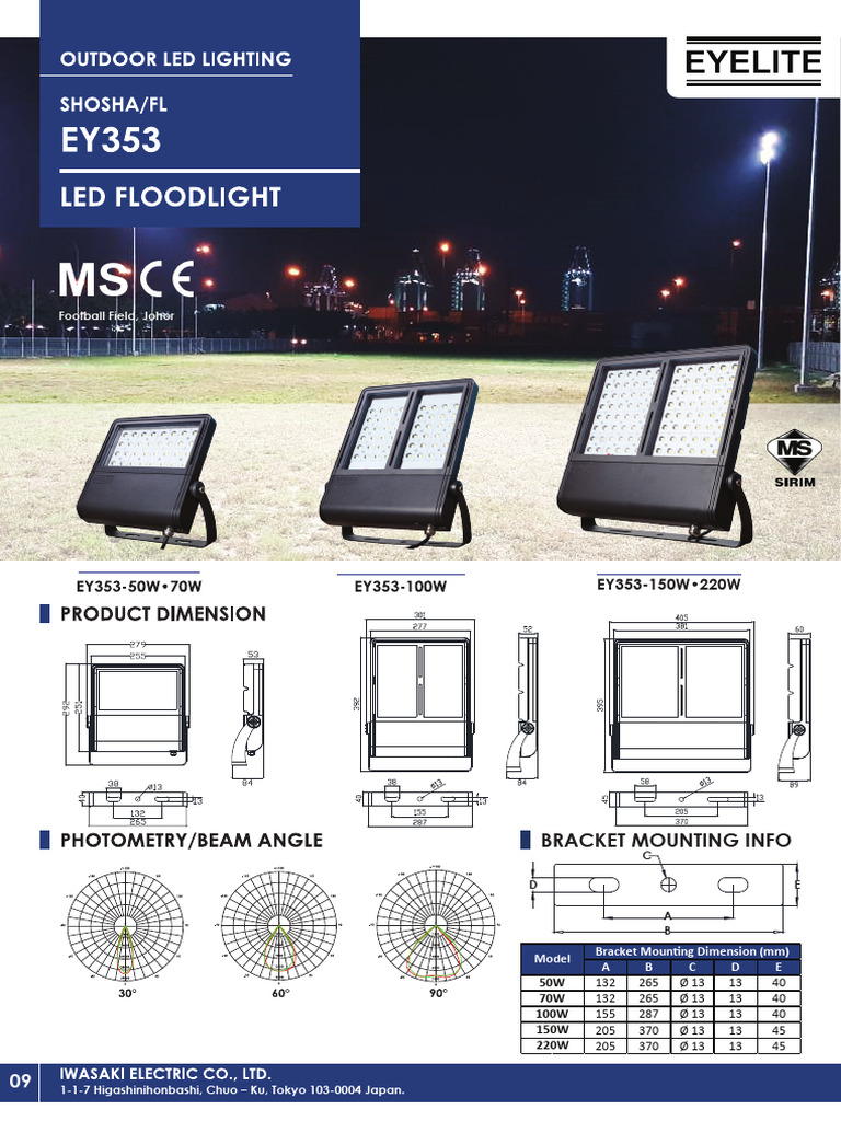 Eyelite Catalogue Ey353 - (20.2.2023 | PDF | Lighting | Electricity