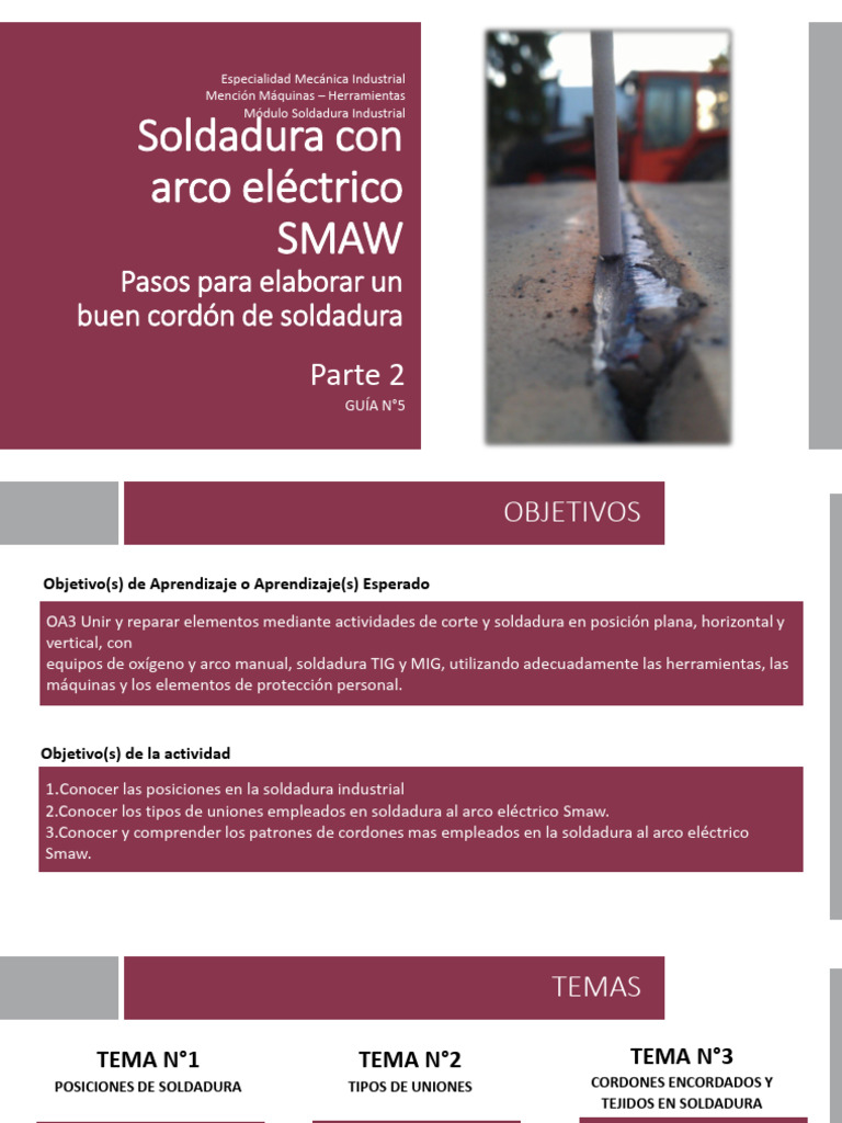 Guía de Soldadura SMAW Avanzada | PDF | Soldadura | Construcción