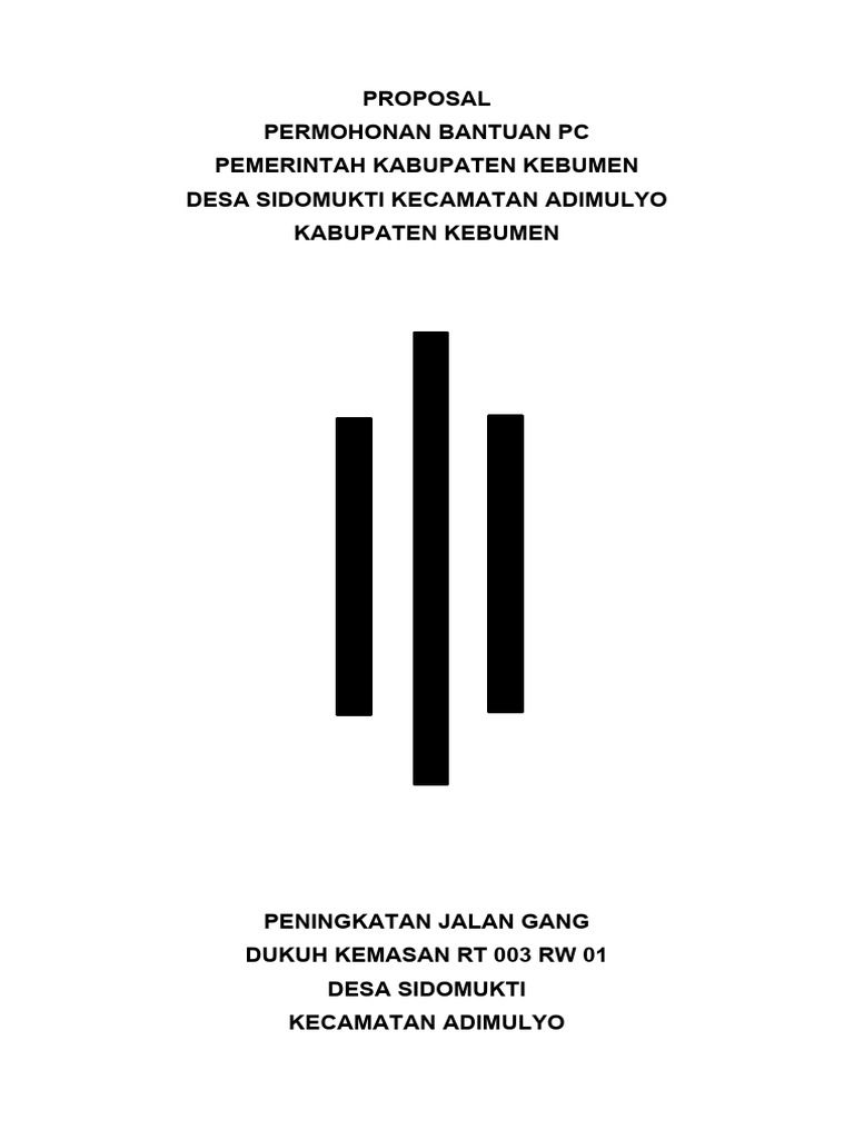 Proposal RT 003 Rabat | PDF