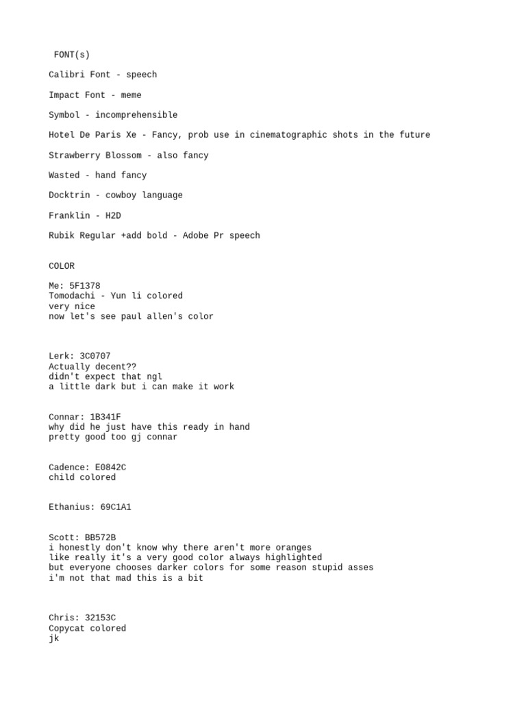 The Font | PDF | Games & Activities | Language Arts & Discipline
