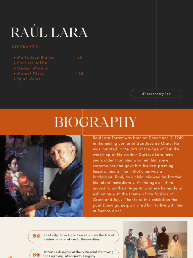 Raúl Lara | PDF | Paintings | Plastic Arts